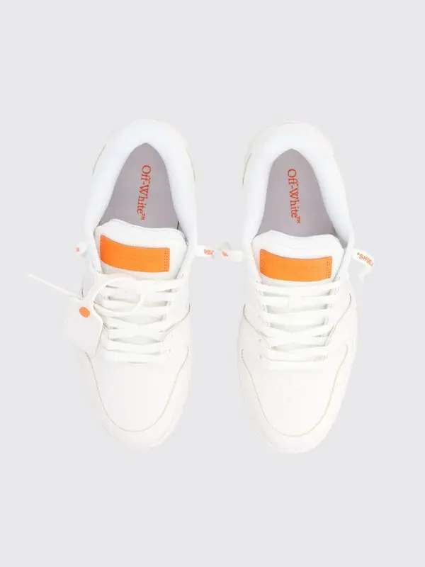 Off-White Out Of Office" Molded Low-top Sneakers With Logo Charm