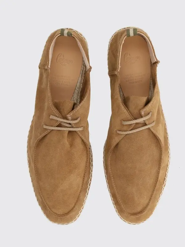CastaÑer Ned Two-tone Suede Cowhide Lace-up Espadrilles