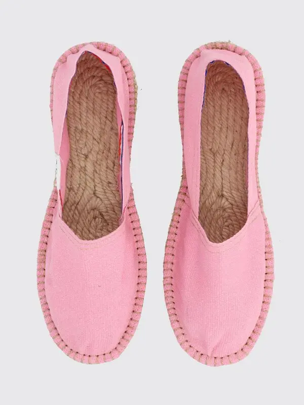A.p.c. Cotton Espadrilles With Round Toe And Low Heel - Pink
