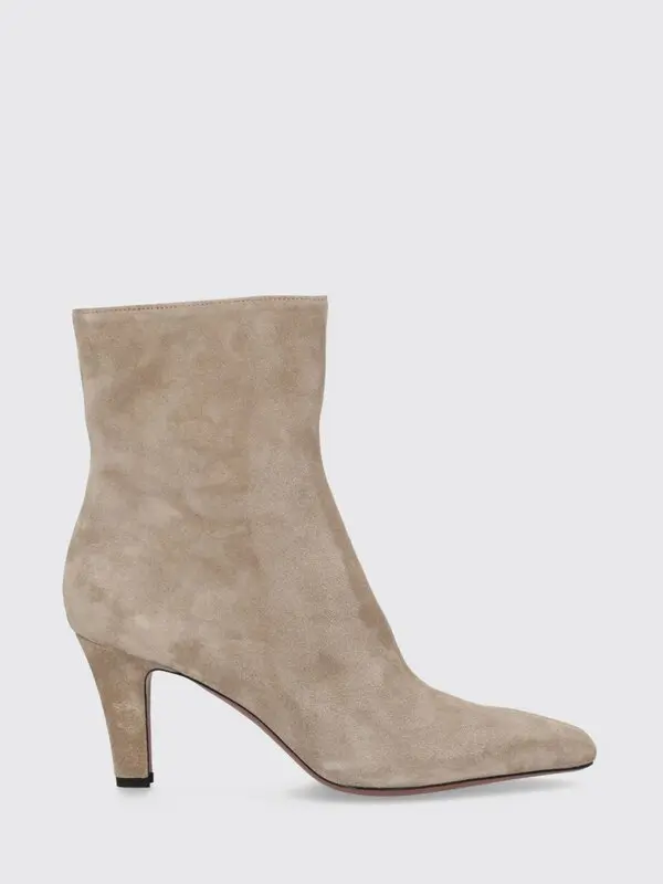 Paris Texas Belle Suede Ankle Boots - Beige