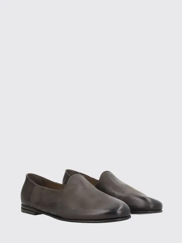 Premiata Aged Calf Leather Penny Loafers