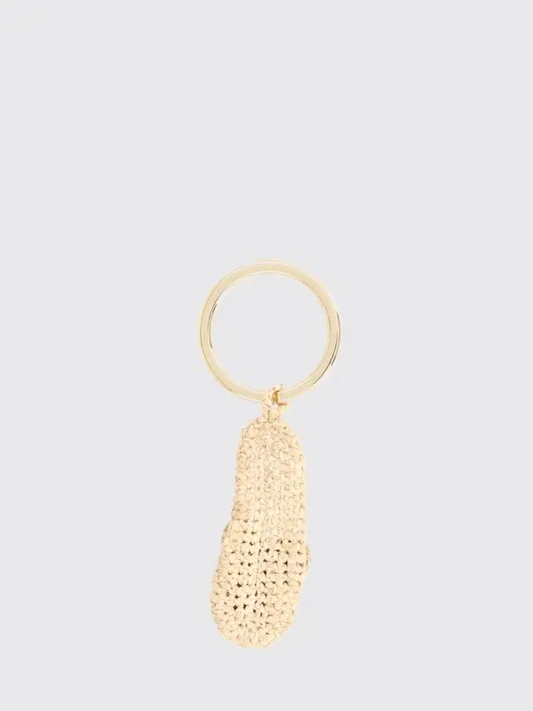 Manebí Espa Raffia Crochet Keyring - Beige