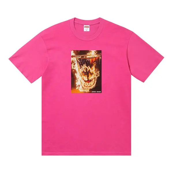 Supreme X Spitfire Flag Tee - Pink