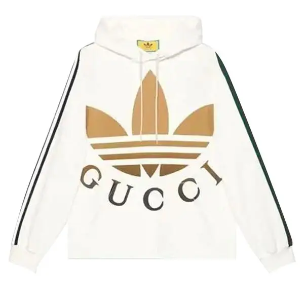 Gucci X Adidas Hooded Sweatshirt 'ivory