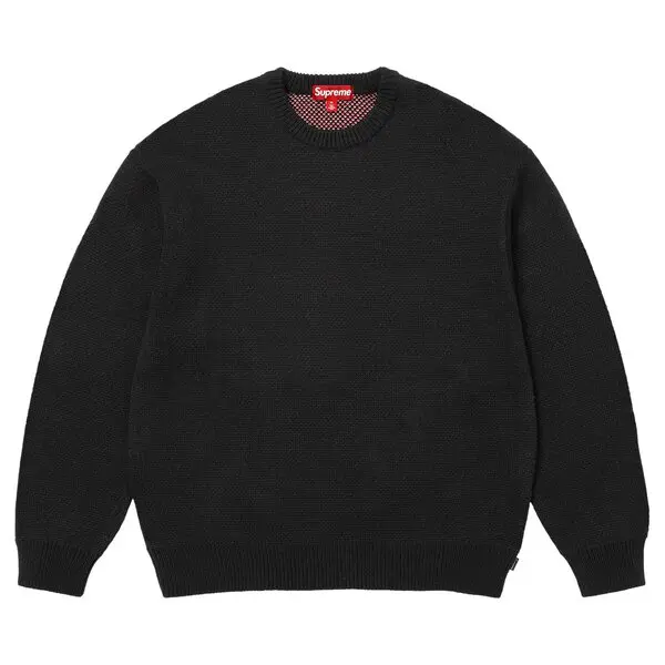Supreme X Spitfire Textured Pullover - Black