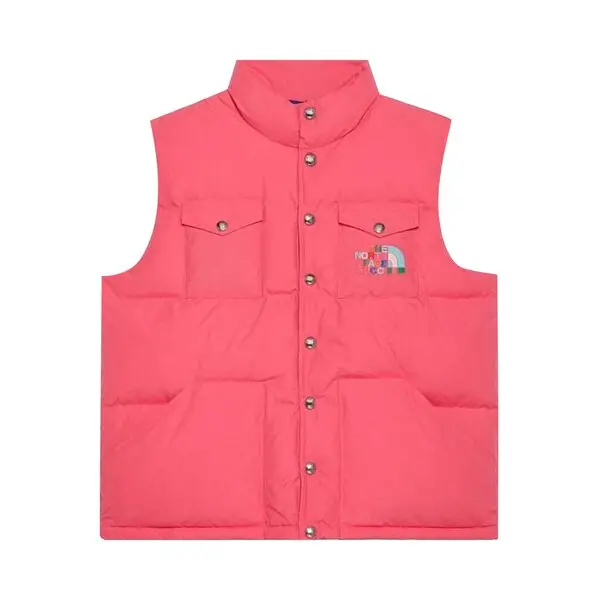 Gucci X The North Face Down Vest - Pink