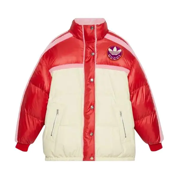 Gucci X Adidas Reversible Bomber /red/ivory