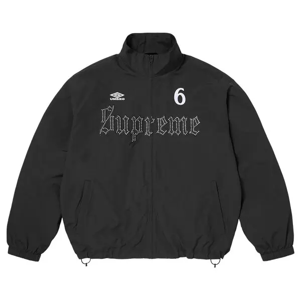 Supreme X Umbro Rhinestone Track Jacket - Black