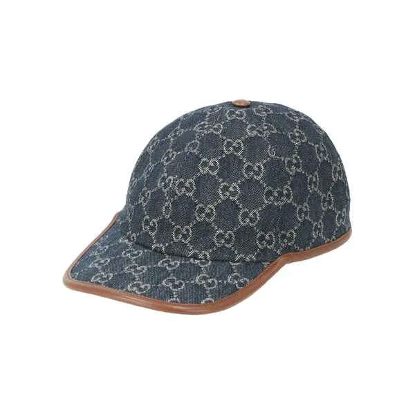 Gucci Gg Baseball Cap /ivory/brown - Blue