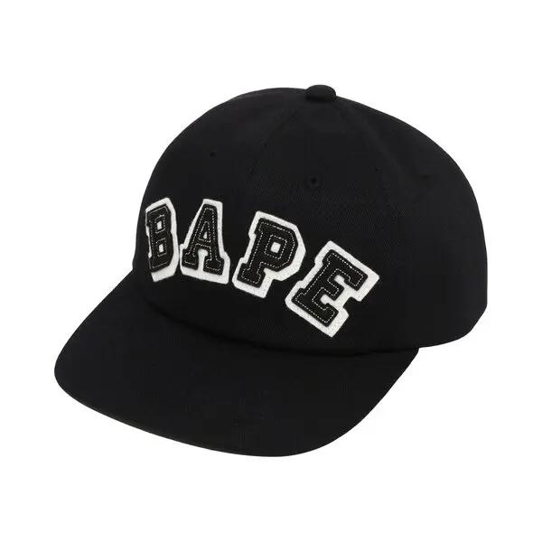 A BATHING APE Patched Panel Cap - Black