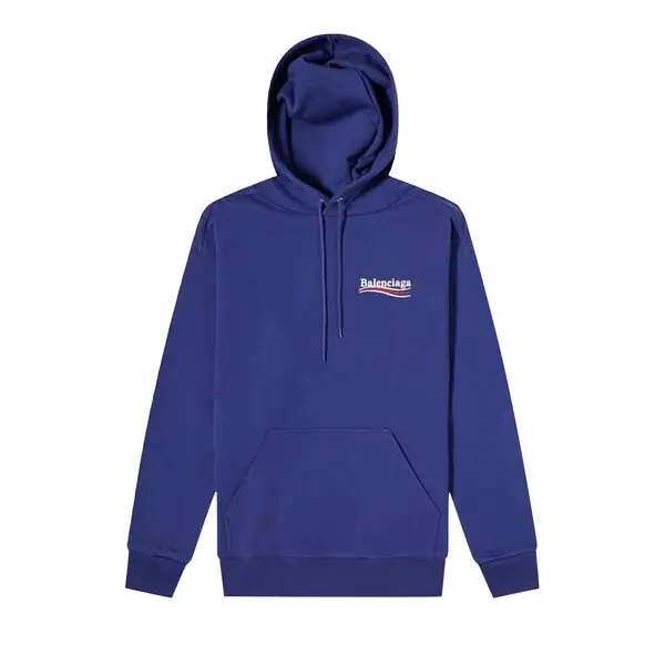 Balenciaga Political Campaign Hoodie - Blue