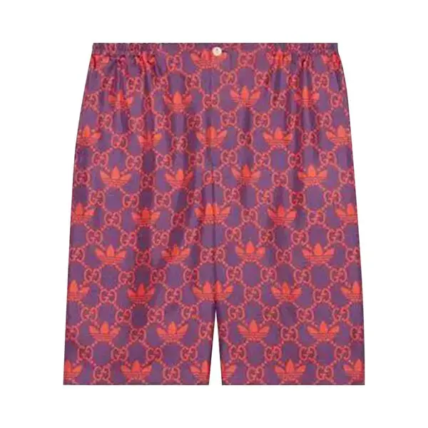 Gucci X Adidas Macro Gg Shorts /red
