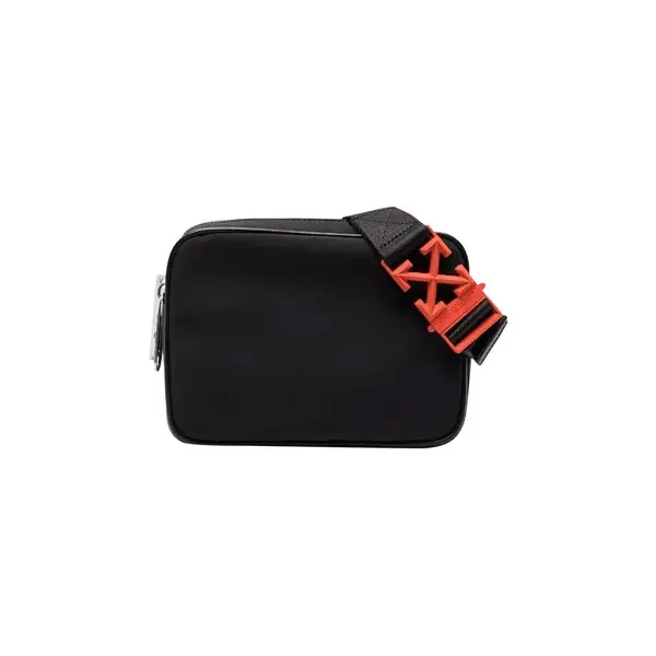 Off-White Arrow Plaque Nylon Bum Bag - Black
