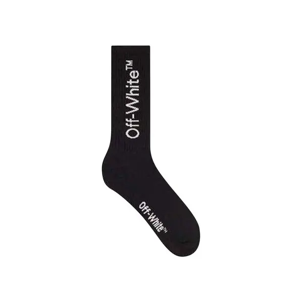 Off-White Diag Mid Length Socks - Black