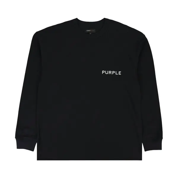 PURPLE BRAND Textured Jersey Long-sleeve Tee