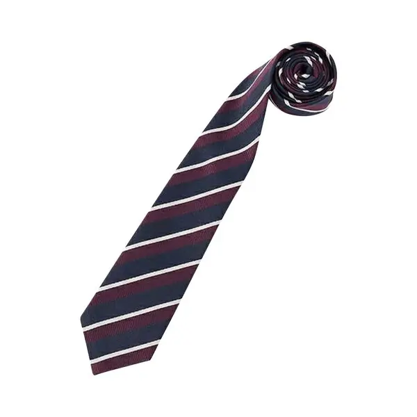 Gucci Striped Tie 'navy/purple/white - Blue