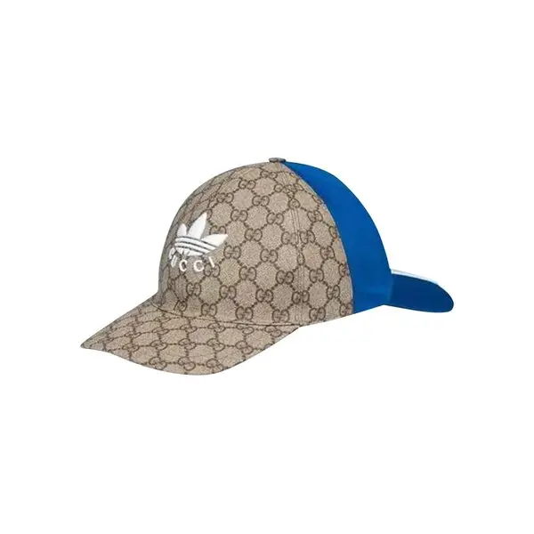 Gucci X Adidas Double Sided Baseball Cap /beige - Blue