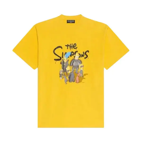 Balenciaga X The Simpsons T-shirt - Yellow