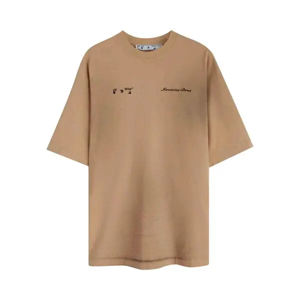 Off-White C/o Project Maybach Short-sleeve T-shirt 'beige - Tan