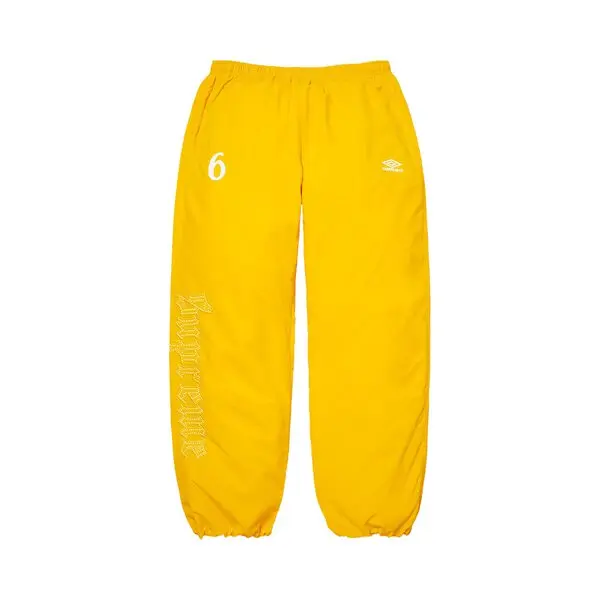 Supreme X Umbro Rhinestone Track Pant - Yellow