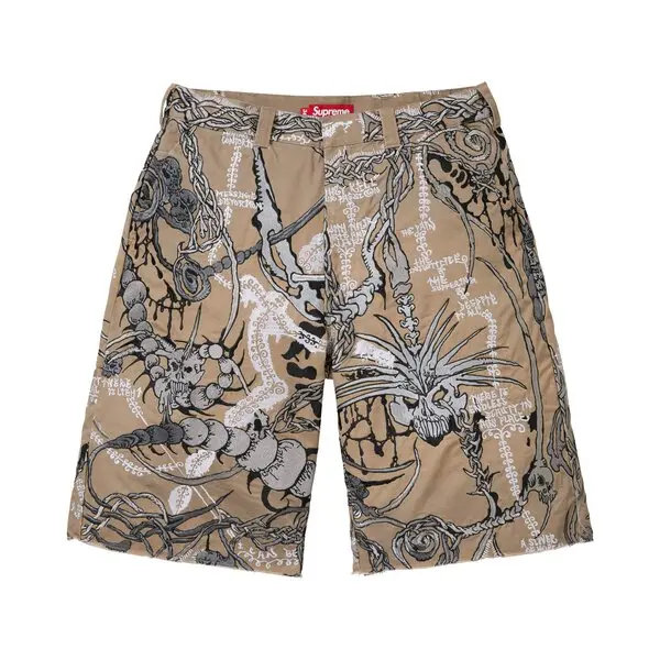 Supreme Wombat Embroidered Work Short