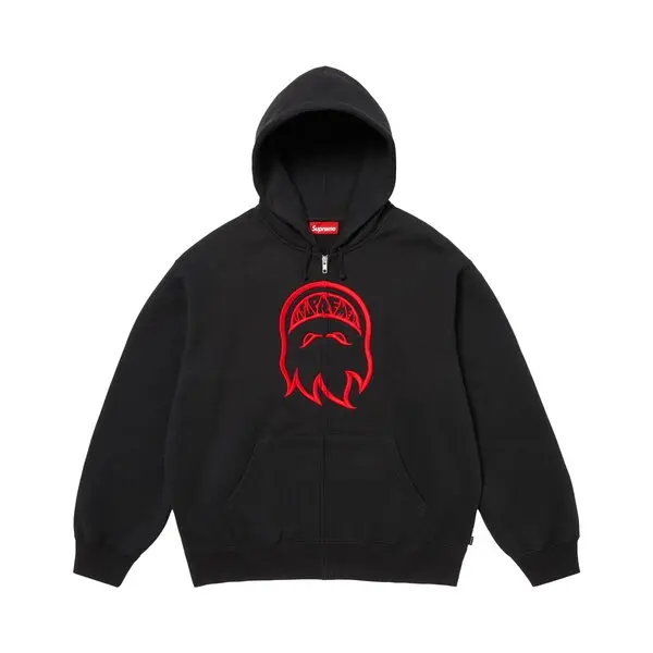 Supreme X Spitfire Zip Up Hooded Sweatshirt