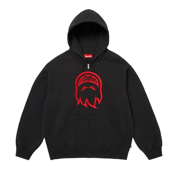 Supreme X Spitfire Zip Up Hooded Sweatshirt