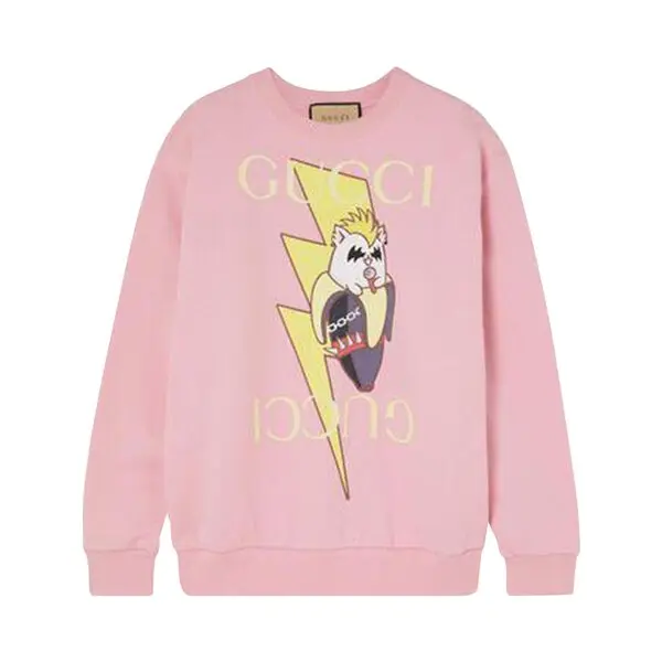 Gucci X Bananya Printed Sweatshirt - Pink