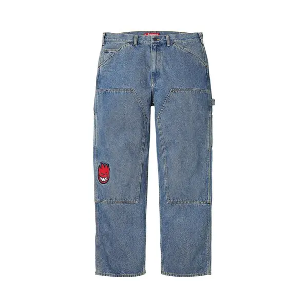 Supreme X Spitfire Double Knee Painter Denim Jeans