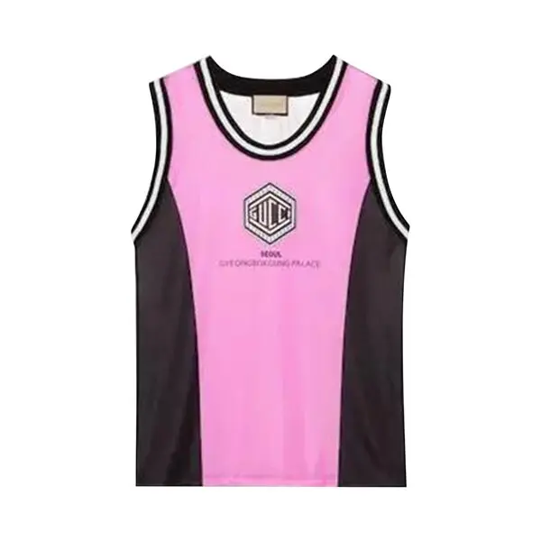Gucci Technical Jersey Tank Top - Pink