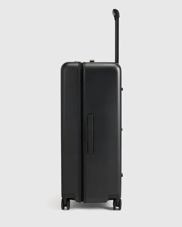 Quince Trunk Check-in Suitcase - Black