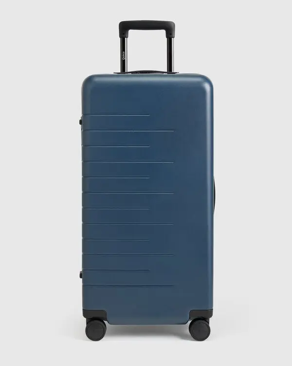 Quince Trunk Check-in Suitcase - Navy