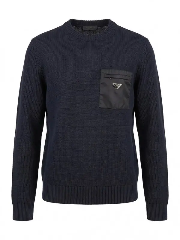 Prada Sweater With Re-nylon Detail
