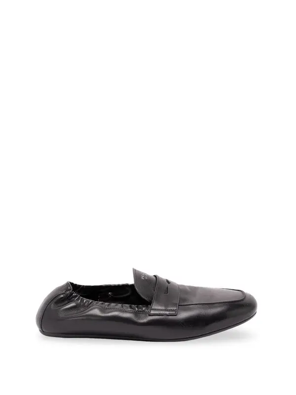 Prada Antiqued Calf Leather Loafers - Multicolor