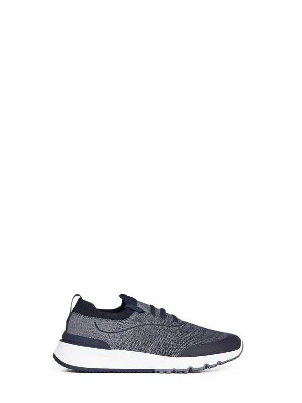 Brunello Cucinelli Techno Cotton Knit Runners - Multicolor