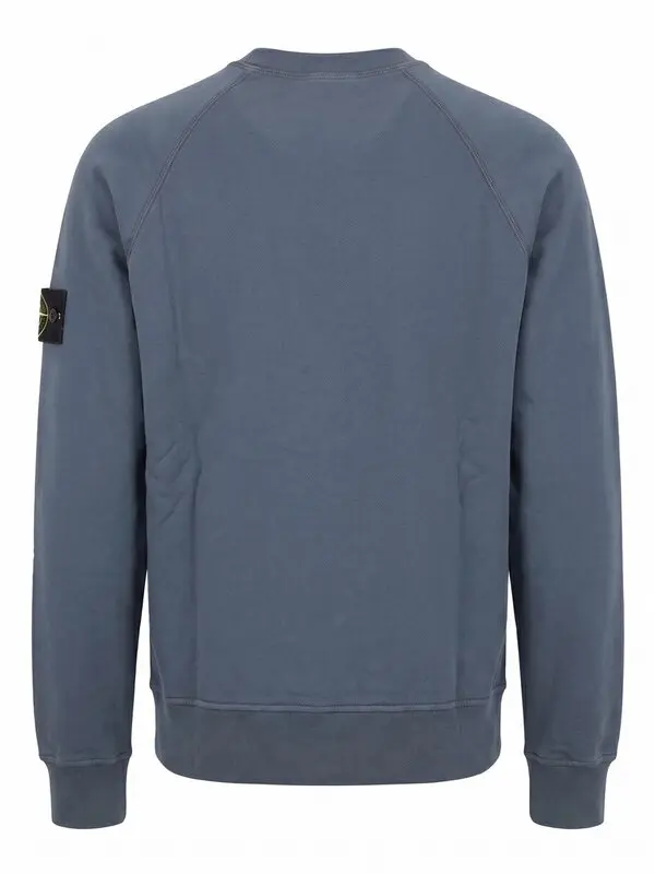 Stone Island Organic Cotton Fleece Sweatshirt - Multicolor