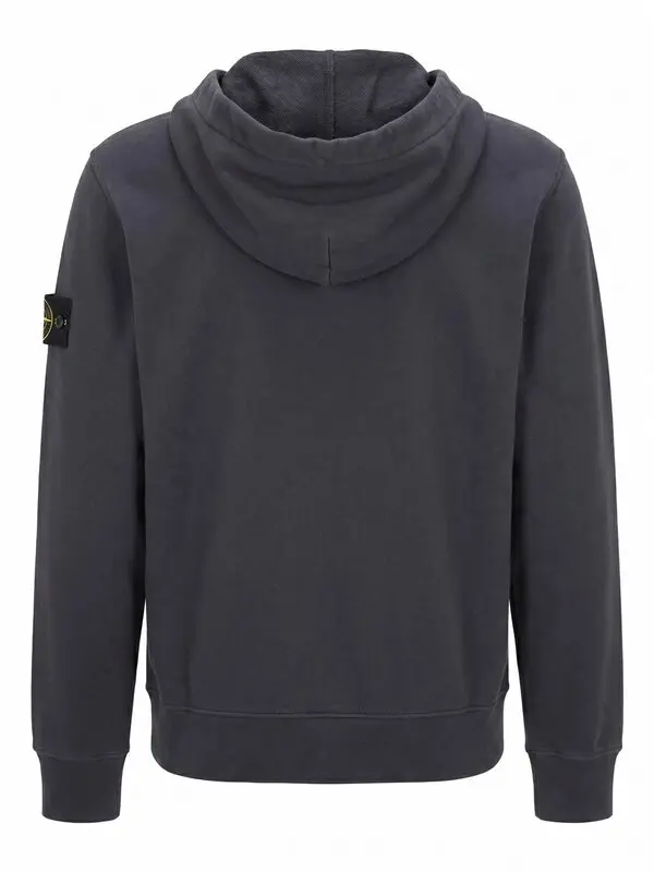 Stone Island Organic Cotton Fleece Hoodie Sweatshirt - Multicolor