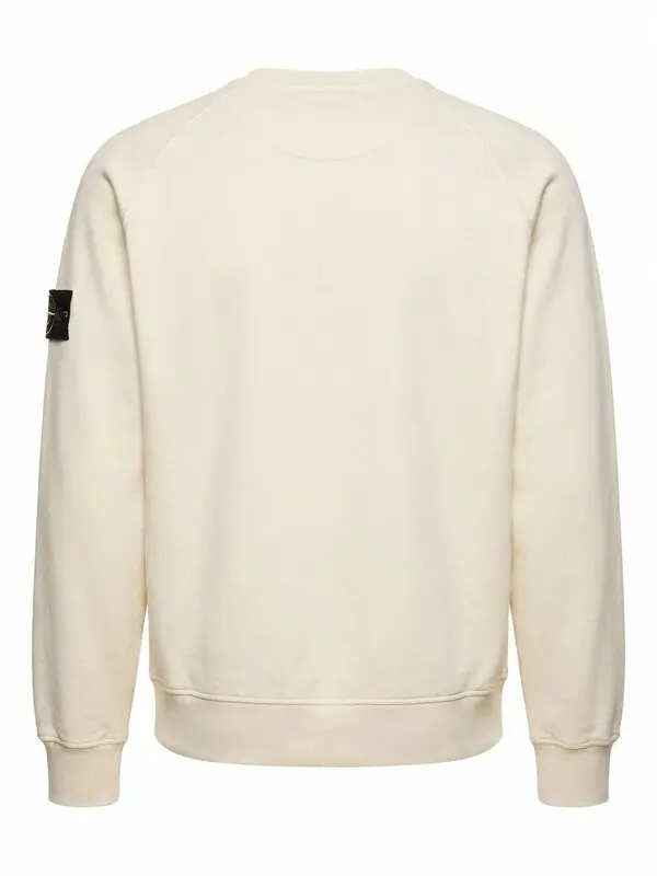 Stone Island Organic Cotton Fleece Sweatshirt - Multicolor