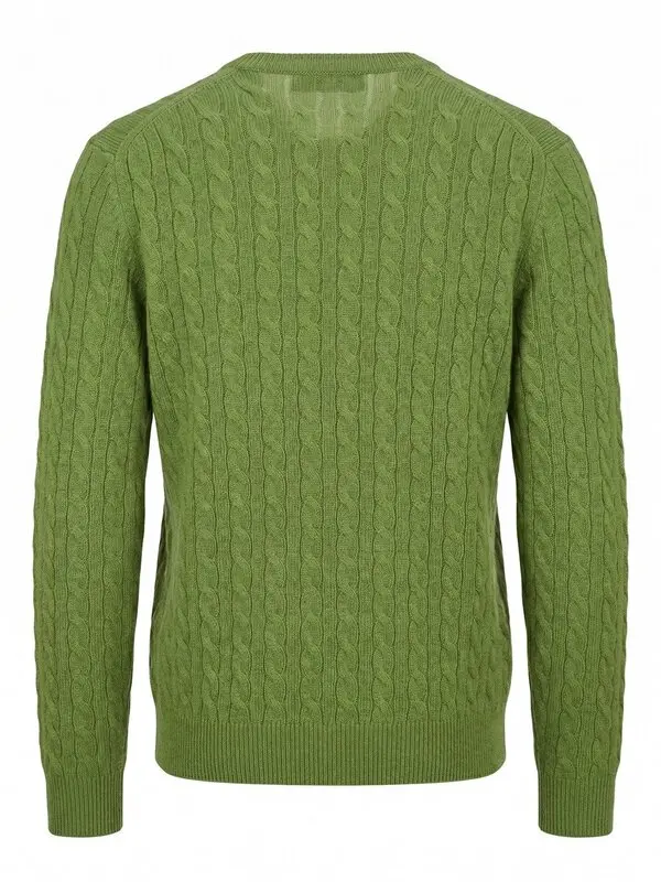 Malo Cable Knit Crewneck Sweater - Multicolor