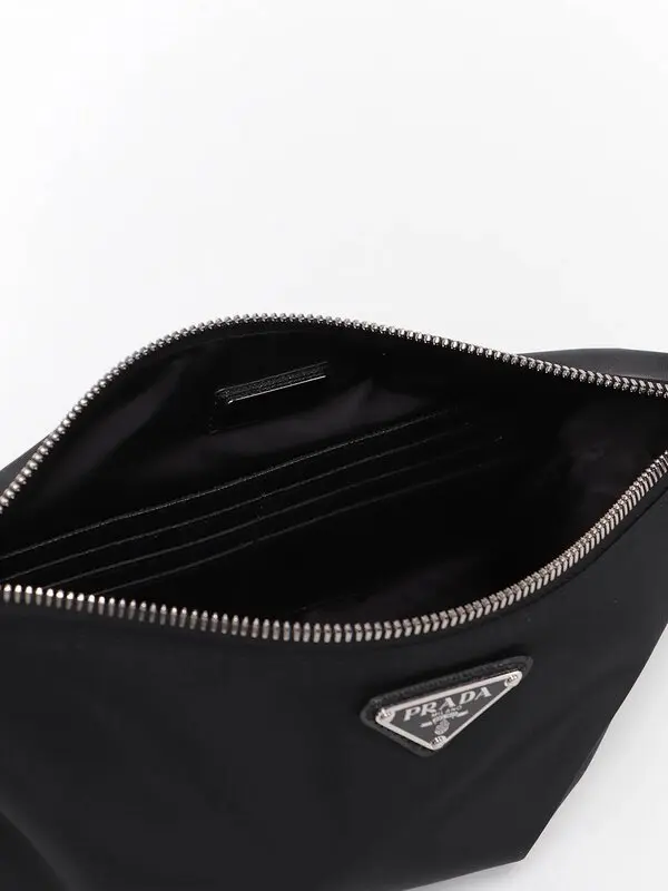 Prada Re-nylon And Saffiano Pouch