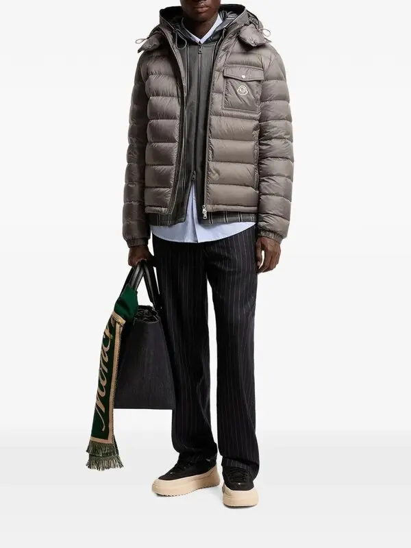 Moncler Quilted Down Hooded Jacket - Multicolor