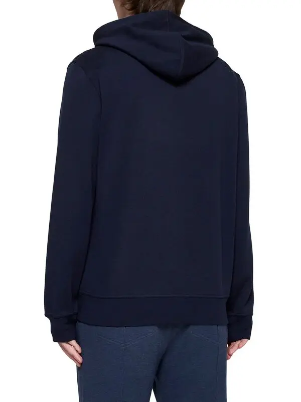 Brunello Cucinelli Cotton Blend Zip Hoodie - Multicolor