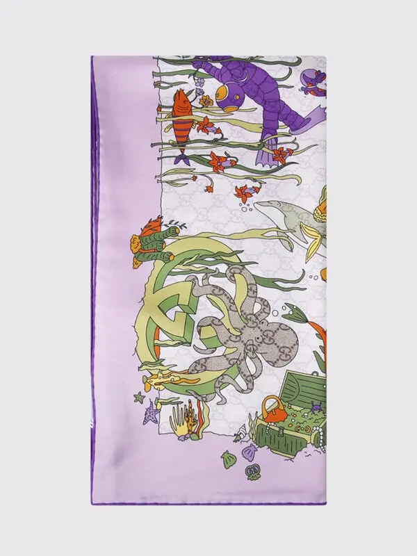 Gucci Neck Scarf Violet - Purple
