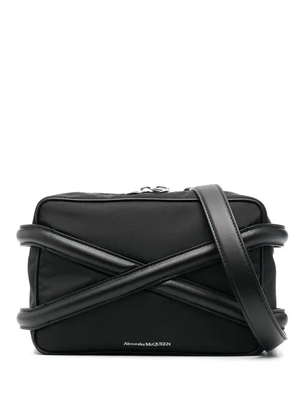 Alexander McQueen Harness Camera Crossbody Bag - Black