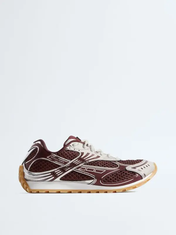 Bottega Veneta Orbit Lace-up Sneakers - Rosso