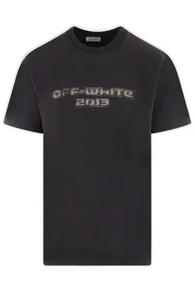 Off-White Digit Bacchus Slim Short-sleeve Tee - Black