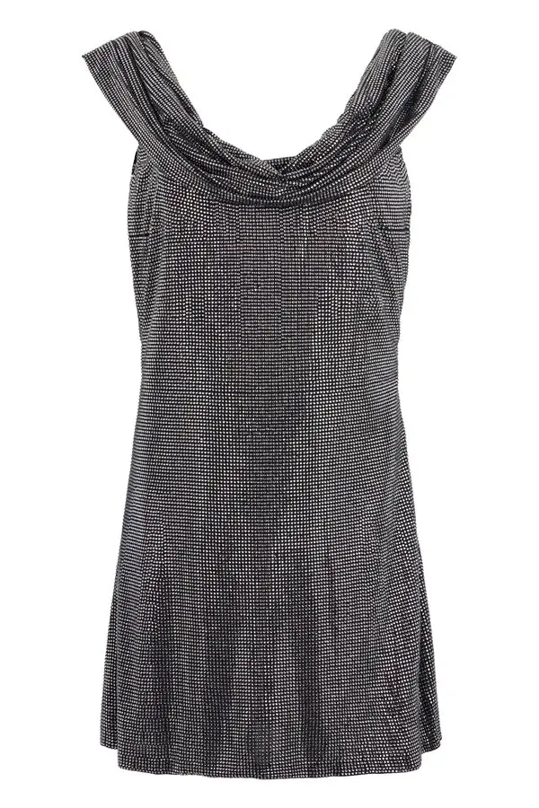 Giuseppe Di Morabito Embellished Sleeveless Mini Dress - Grey