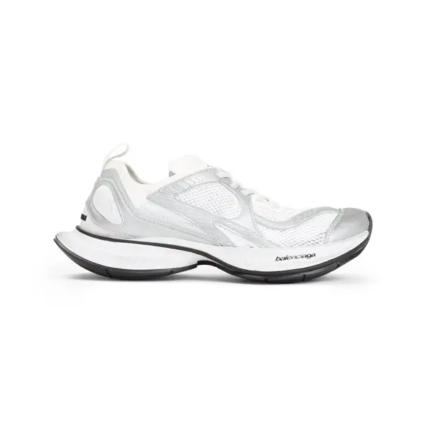 Balenciaga Circuit Canvas Low-top Sneakers - White