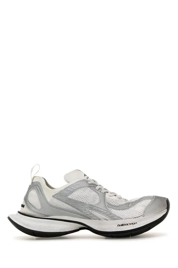 Balenciaga Circuit Canvas Low-top Sneakers - White