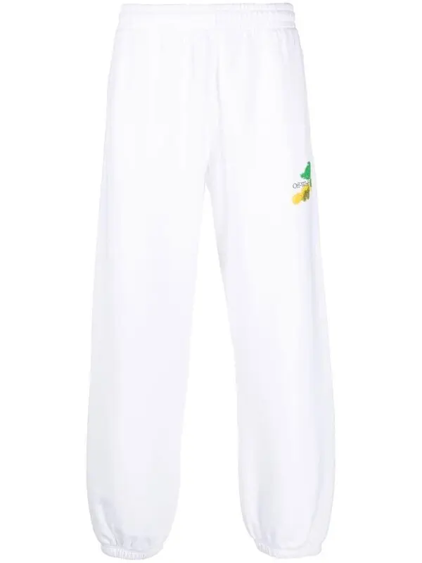 Off-White Jersey Sweatpants - White